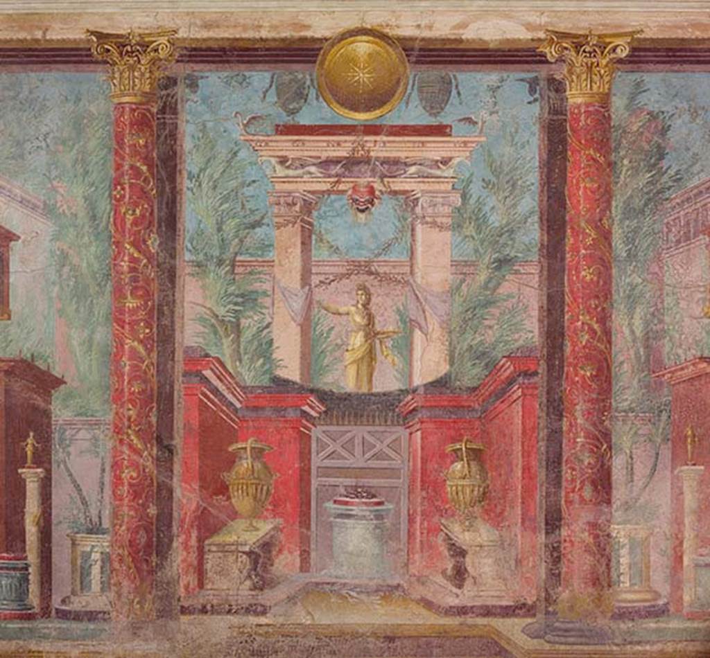 Villa of P Fannius Synistor at Boscoreale. Cubiculum M. Second panel ...